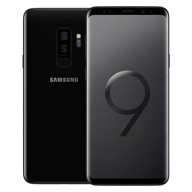 Samsung Galaxy S9 Plus, 64GB, Midnight Black, Unlocked - Fair