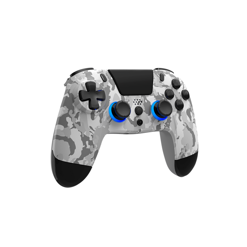 Gioteck VX-4+ RGB Wireless Controller for PS4 & PC - Arctic Camo - New