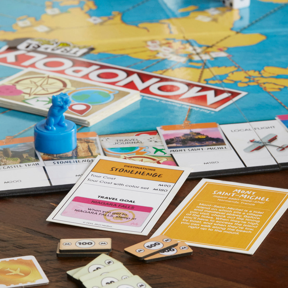 Hasbro Monopoly Travel World Tour Board Game | Stock Must Go
