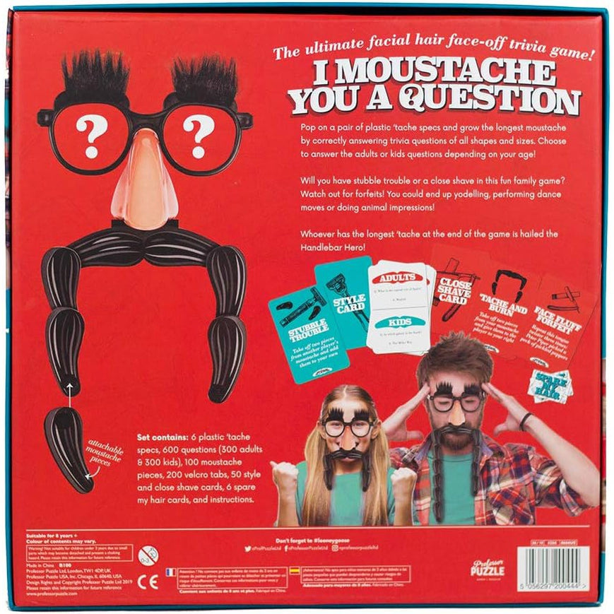 Professor Puzzle I Moustache You A Question Board Game