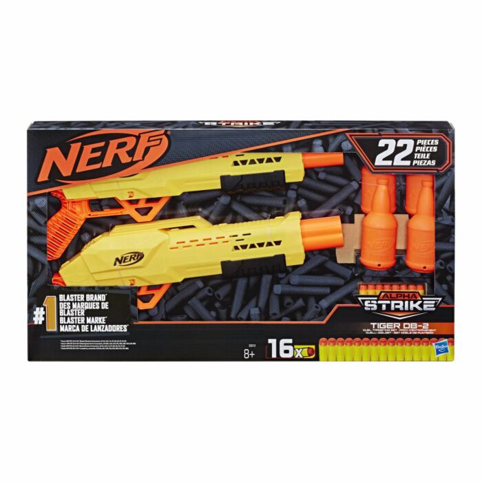 Nerf Alpha Strike Tiger DB-2 - Orange/Yellow | Stock Must Go