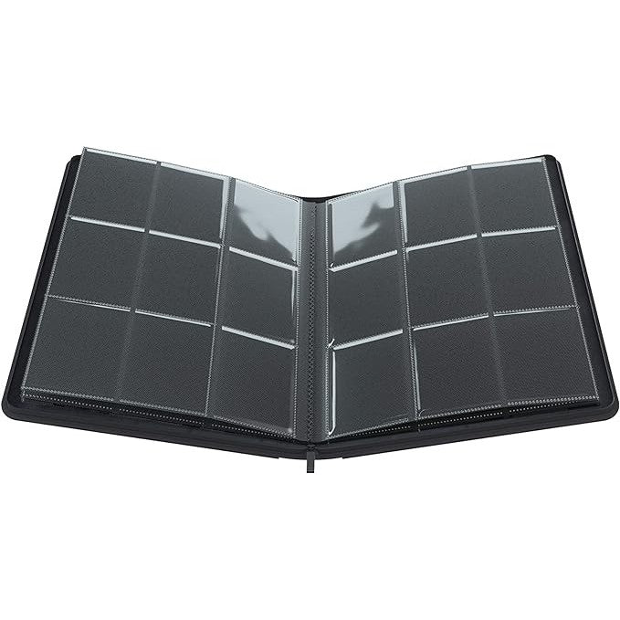 Gamegenic Zip-Up Album (18-Pocket) - Black | Stock Must Go