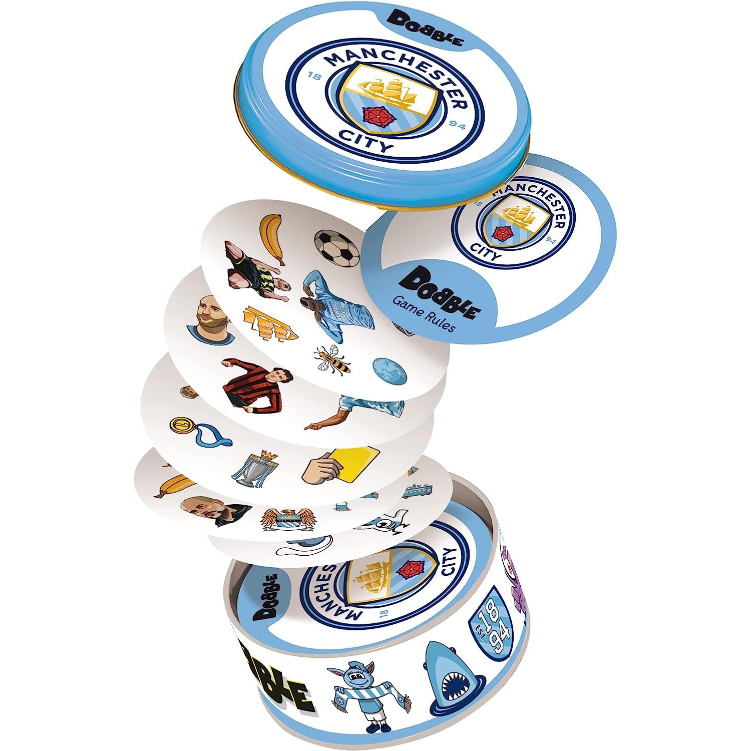 Zygomatic Dobble Manchester City Edition - Sky Blue – Stock Must Go