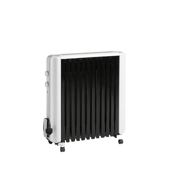 John Lewis & Partners Oil Filled Radiator - Black – Stock Must Go