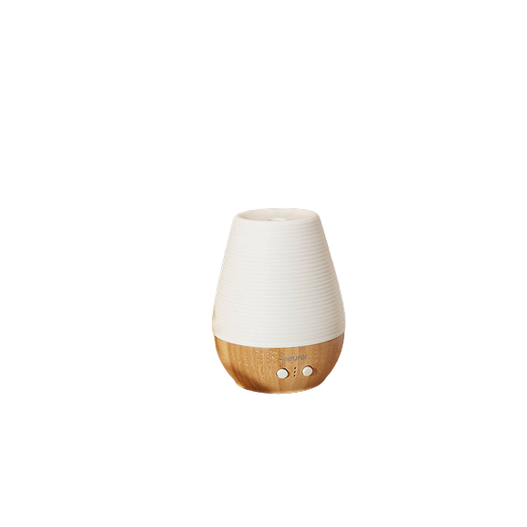 Beurer LA 40 Aroma Diffuser LED Table Lamp - White/Wood