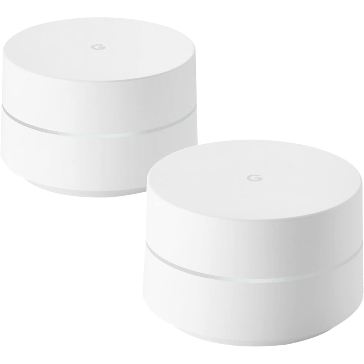 Google Mesh Wi-Fi Router Whole Home System, White, Pack of 2