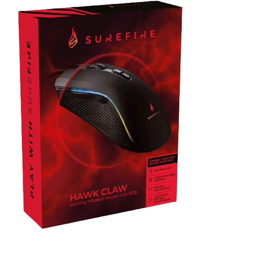 SureFire Hawk Claw 7-Button Gaming Mouse | Stock Must Go