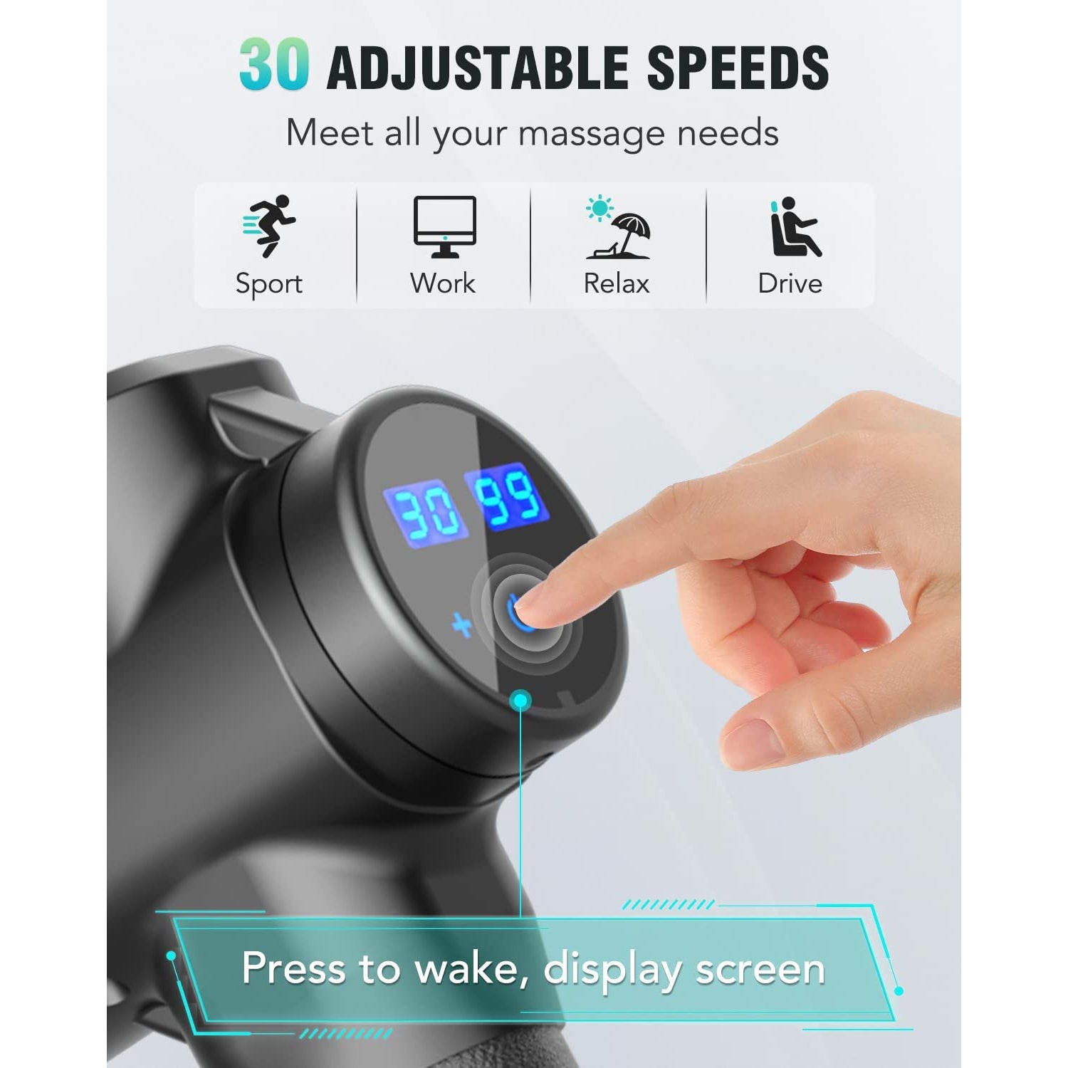 Ekupuz W005 Percussion Massage Gun - Good | Stock Must Go