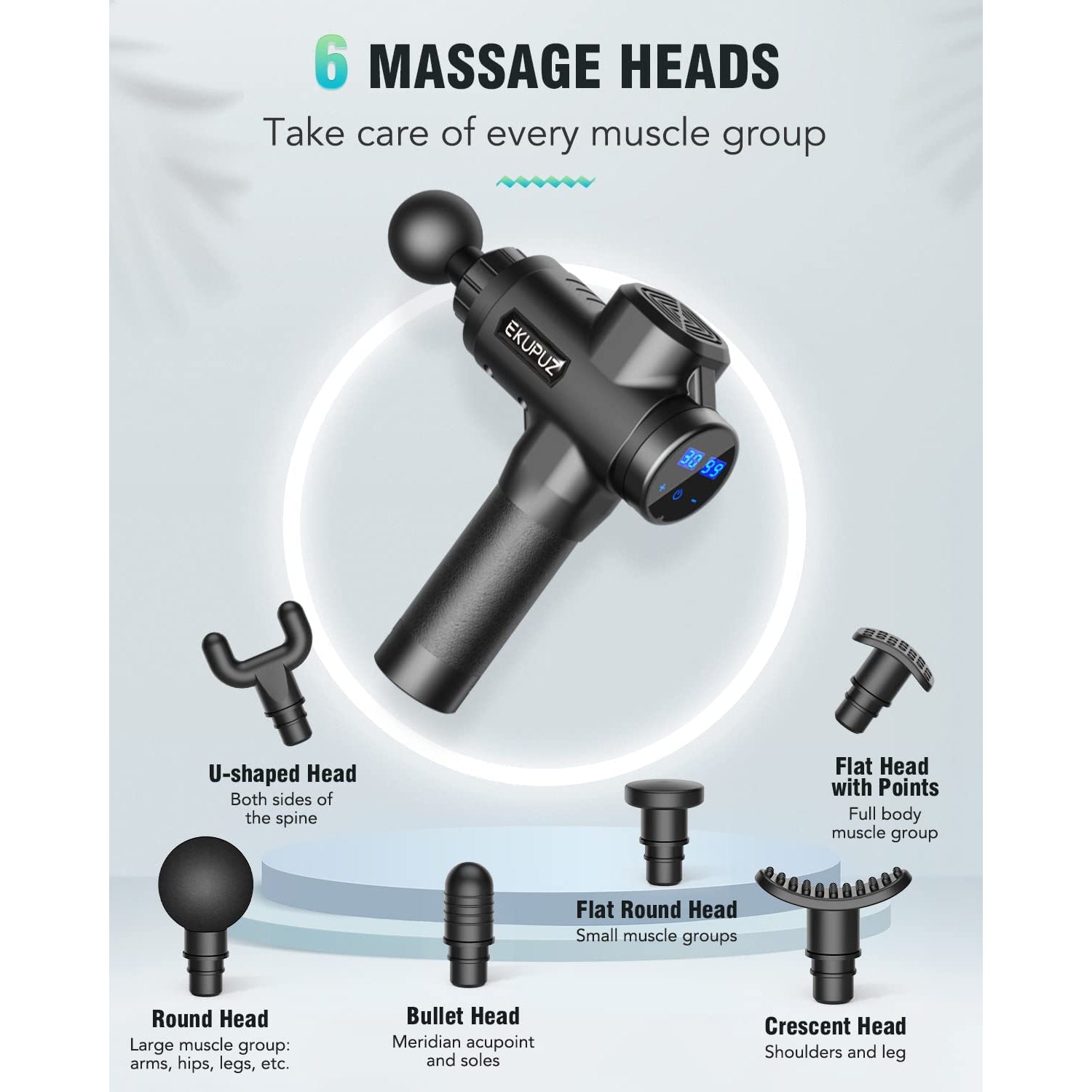 Ekupuz W005 Percussion Massage Gun - Good | Stock Must Go