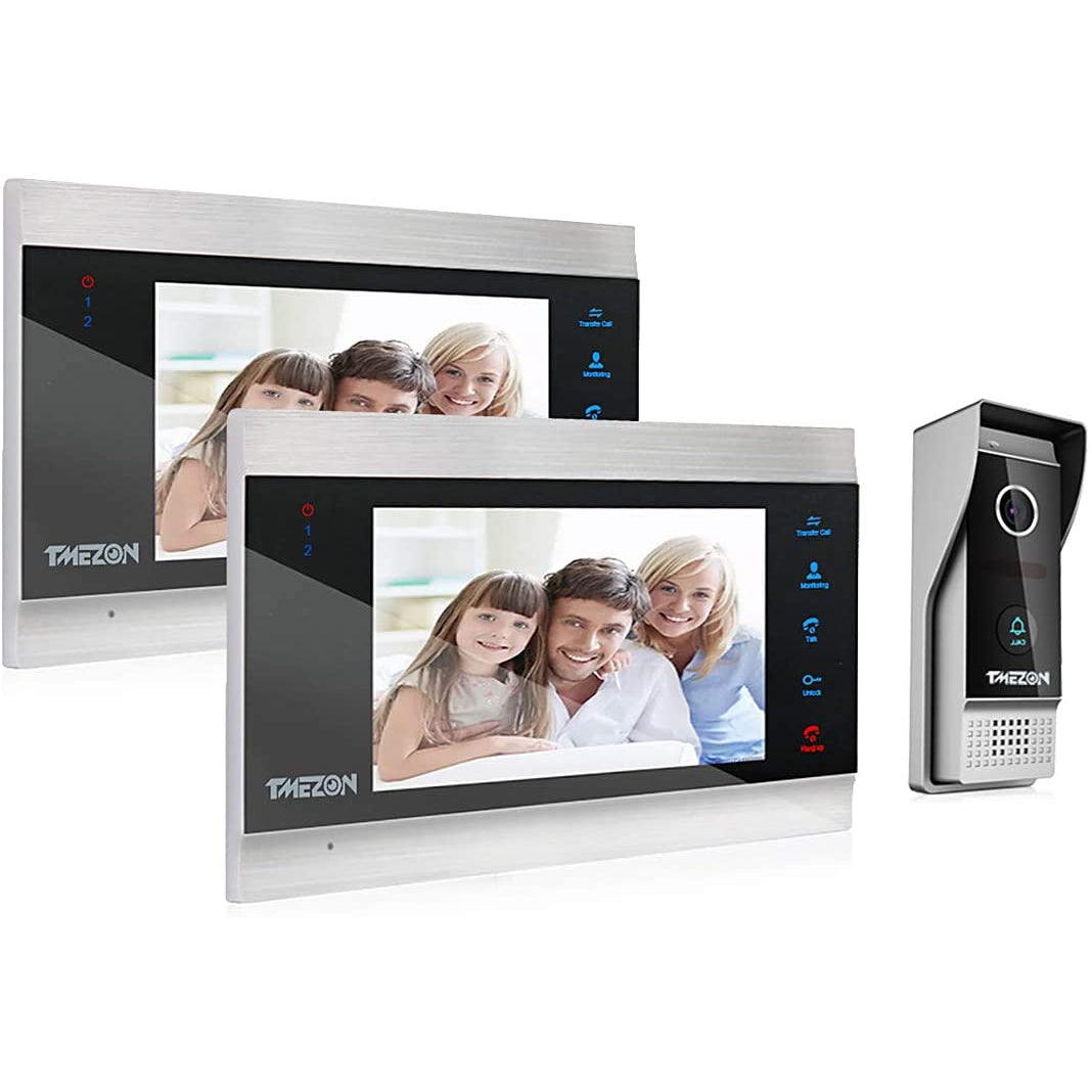 TMEZON Video Intercom System Innovative 4-Wire Video Door Phone