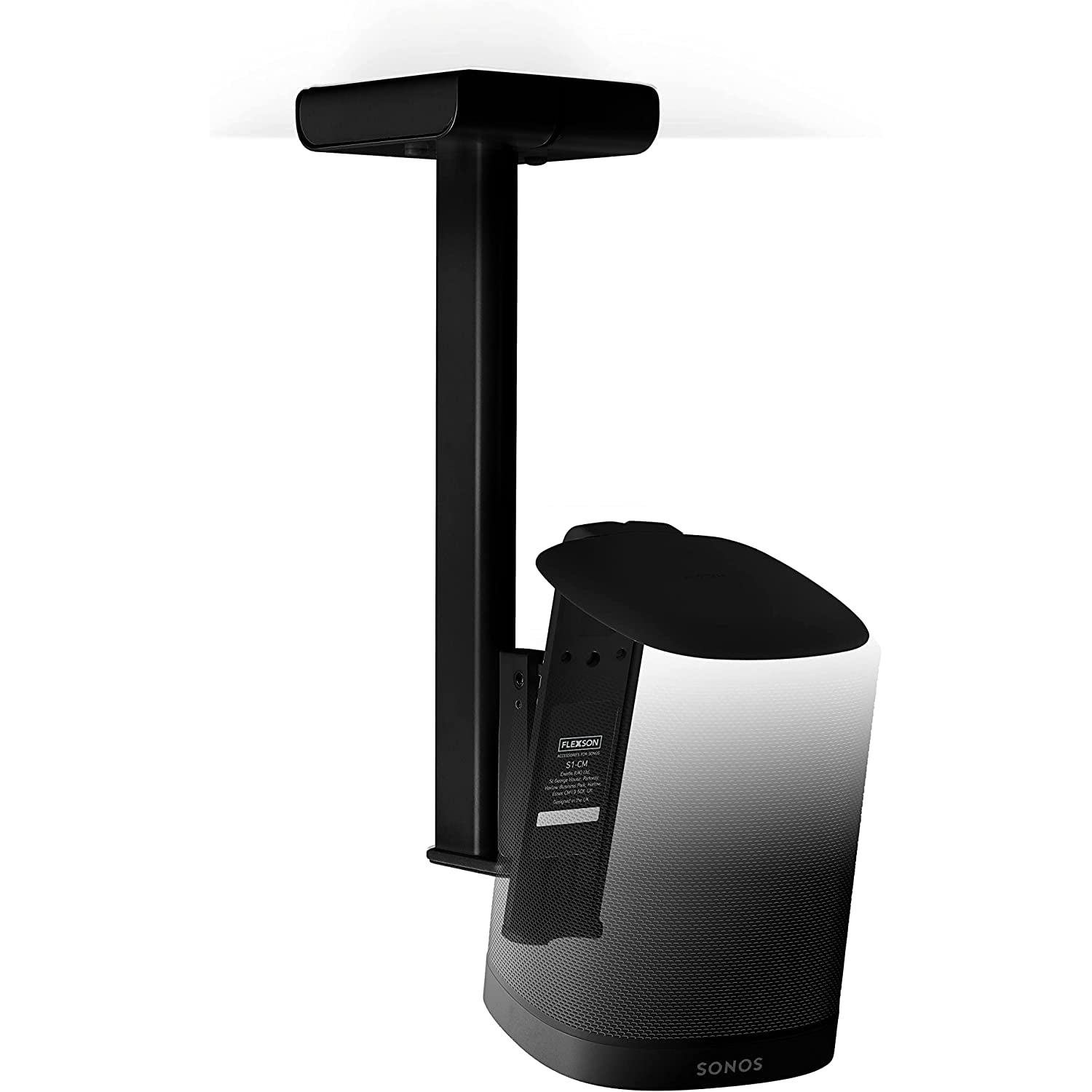 Flexson Ceiling Mount Sonos One - Black | Stock Must Go