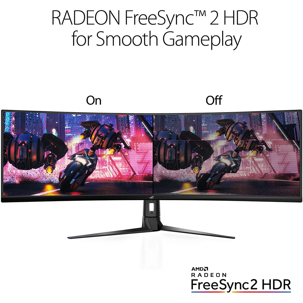 ASUS ROG STRIX Curved XG49VQ, 49 Inch DFHD (3840x1440) Gaming monitor,