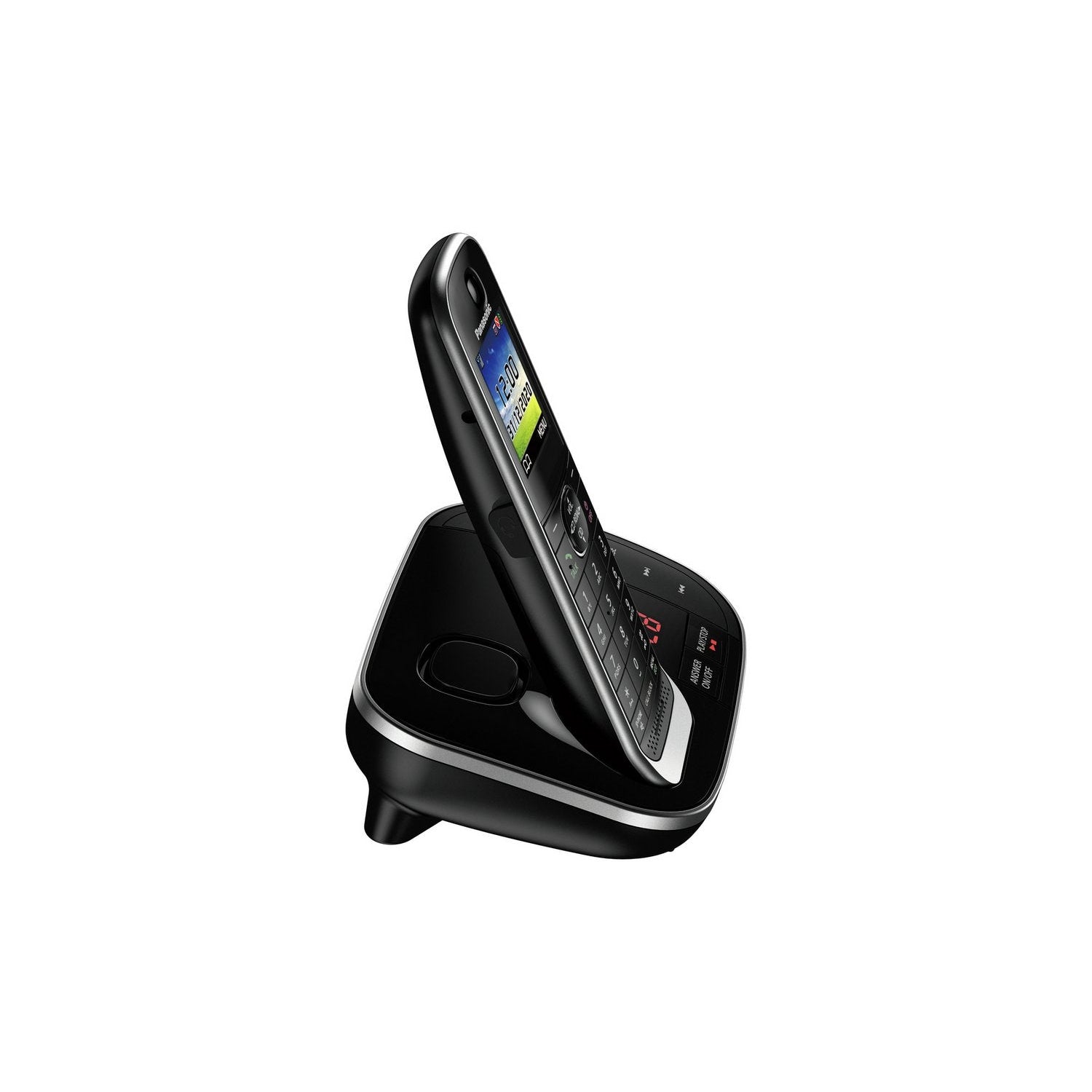 Panasonic KX-TGJ423EB Digital Cordless Telephone, Trio, Excellent ...