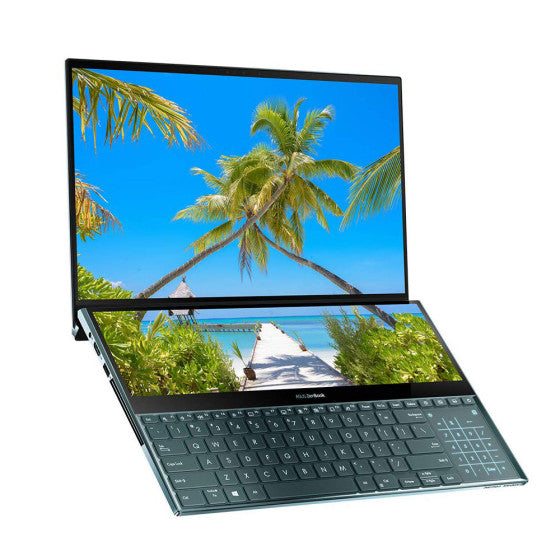 ASUS ZenBook Pro Dual Screen Laptop Intel Core i7-9750 16GB RAM 512GB ...