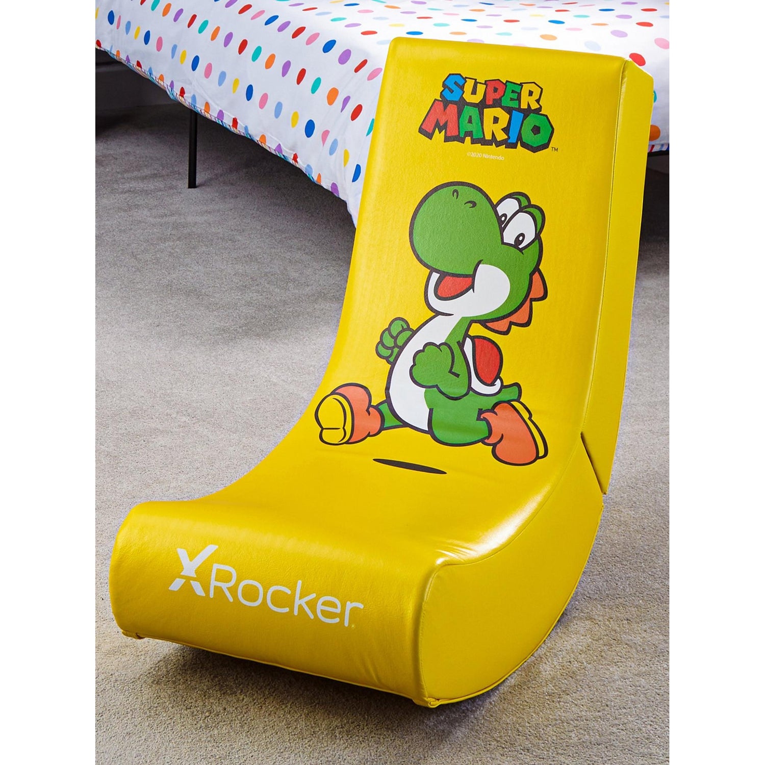 XRocker Super Mario Video Rocker Yoshi Joy Collection - Yellow - New ...