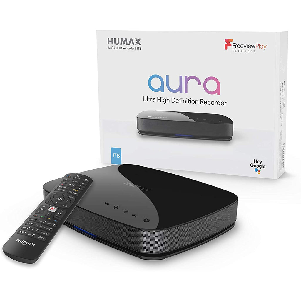 HUMAX Aura Android TV 4K Freeview Play Recorder with Google Assistant