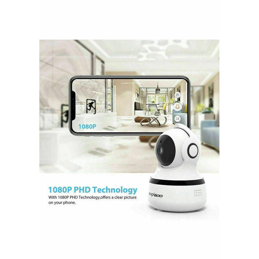 Cacagoo Wi-Fi IP Smart Home Camera – Stock Must Go